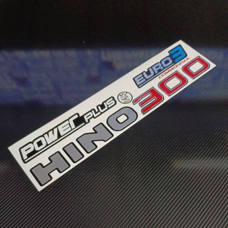 sticker hino 300 power plus euro 3 | Shopee Philippines