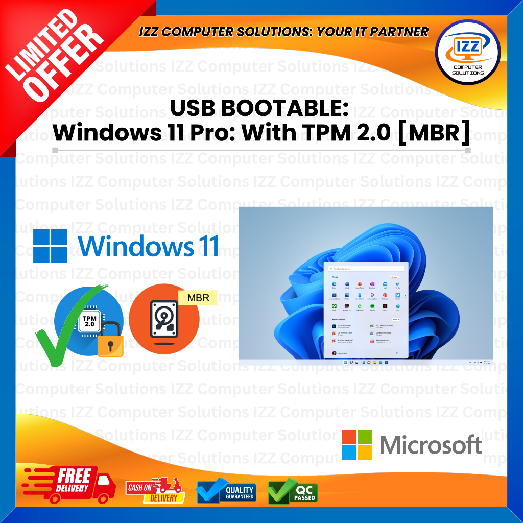 USB BOOTABLE: Windows 11 Bootable for Repairing & Format Laptop PC [MBR ...
