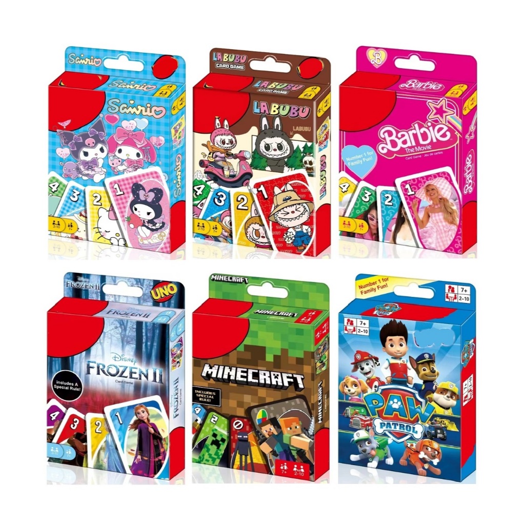 Card Game for uno Family Night, Travel Game & for Kid No Mercy Flip ...