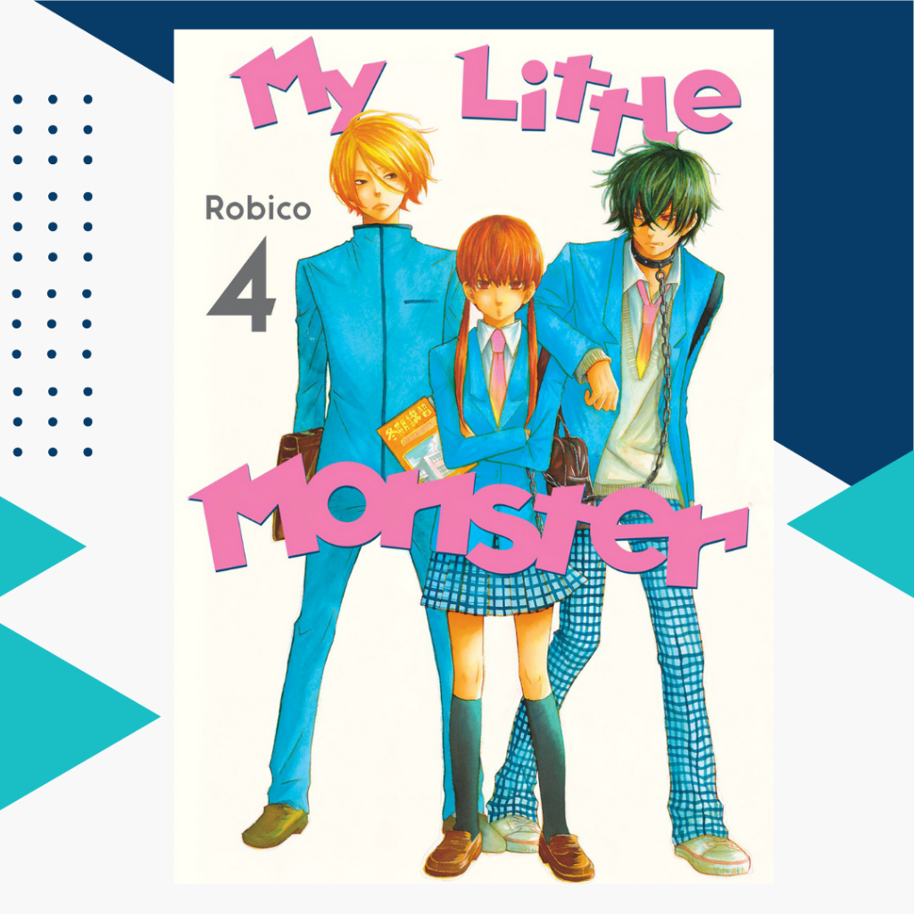 My Little Monster (English Manga) Volume 1-4 Tonari no Kaibutsu-kun ...