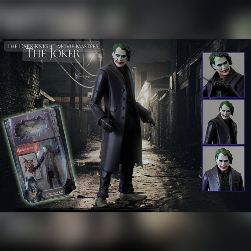 The Dark Knight Movie Masters 6" The Joker (with Crime Scene Evidence ...