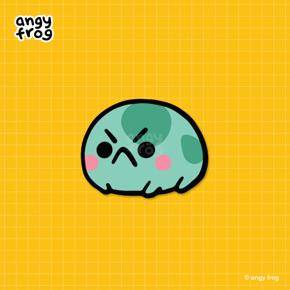 Angy Frog The OG sticker (6cm) | Shopee Philippines