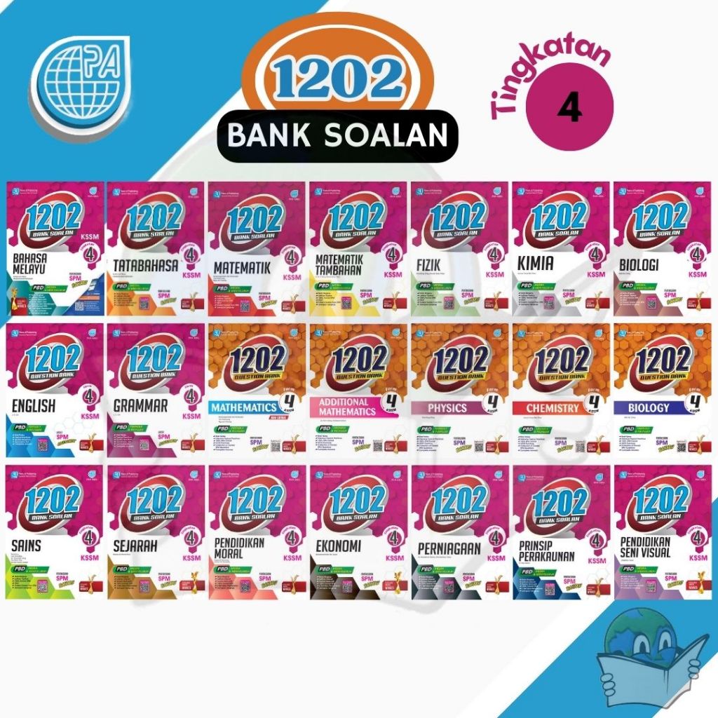 Buku Latihan 1202 Bank Soalan SPM Tingkatan 4 - BM/English/Mate/Add ...