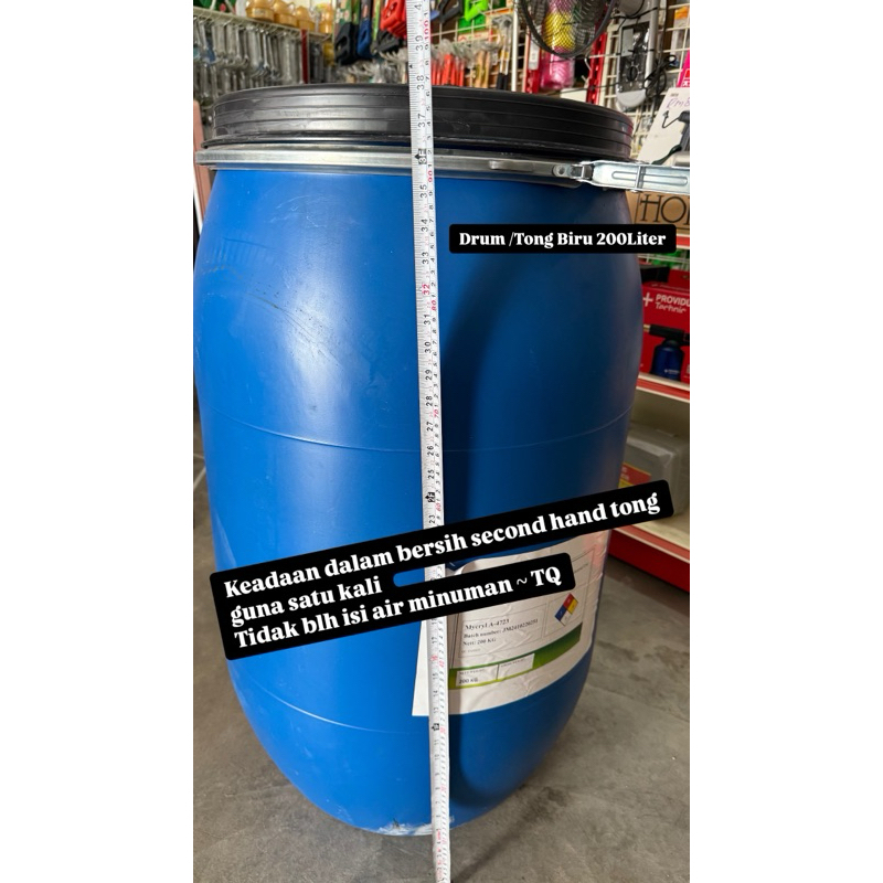Drum/water Filled Barrel/200liter Blue Barrel/Covered Barrel/Water ...