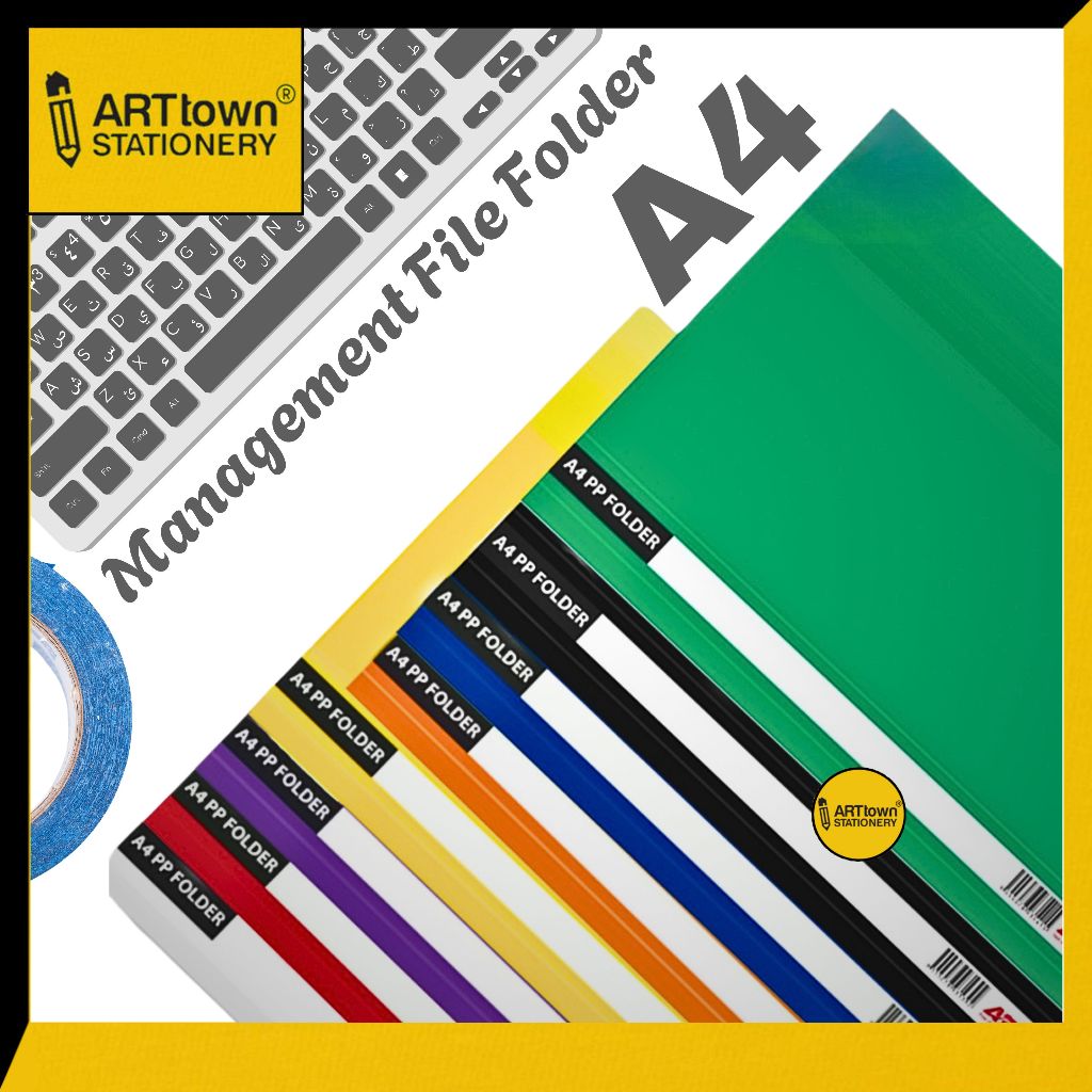 ASTAR A4 Management File Folder / Paper Organizer Folder A4 Folder / 1 ...
