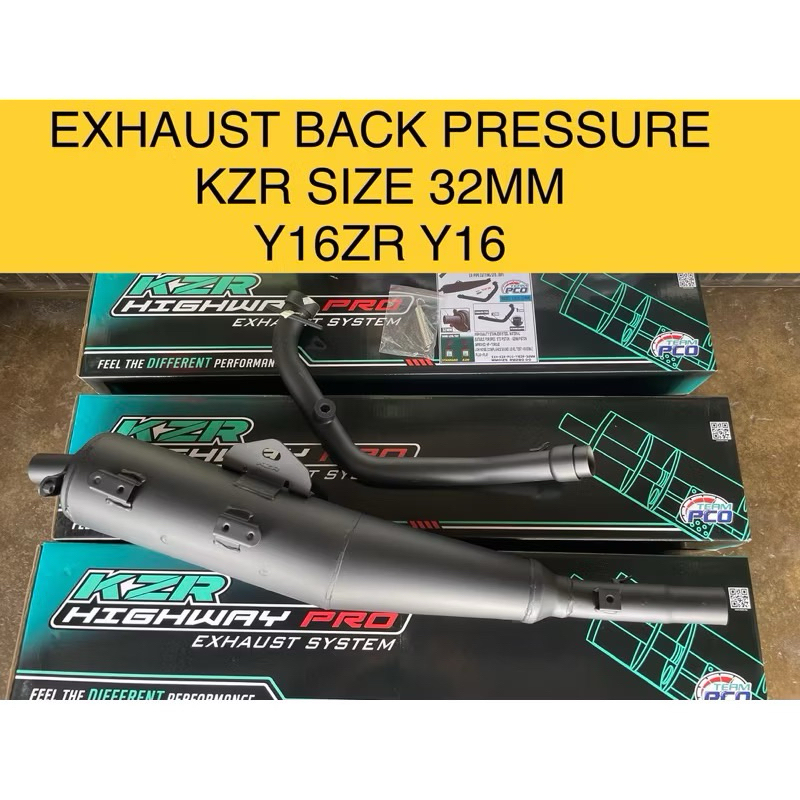 Y15 /Y16 /LC135 V8 EXHAUST BACK PRESSURE KZR STANDARD CUTTING Y16ZR ...
