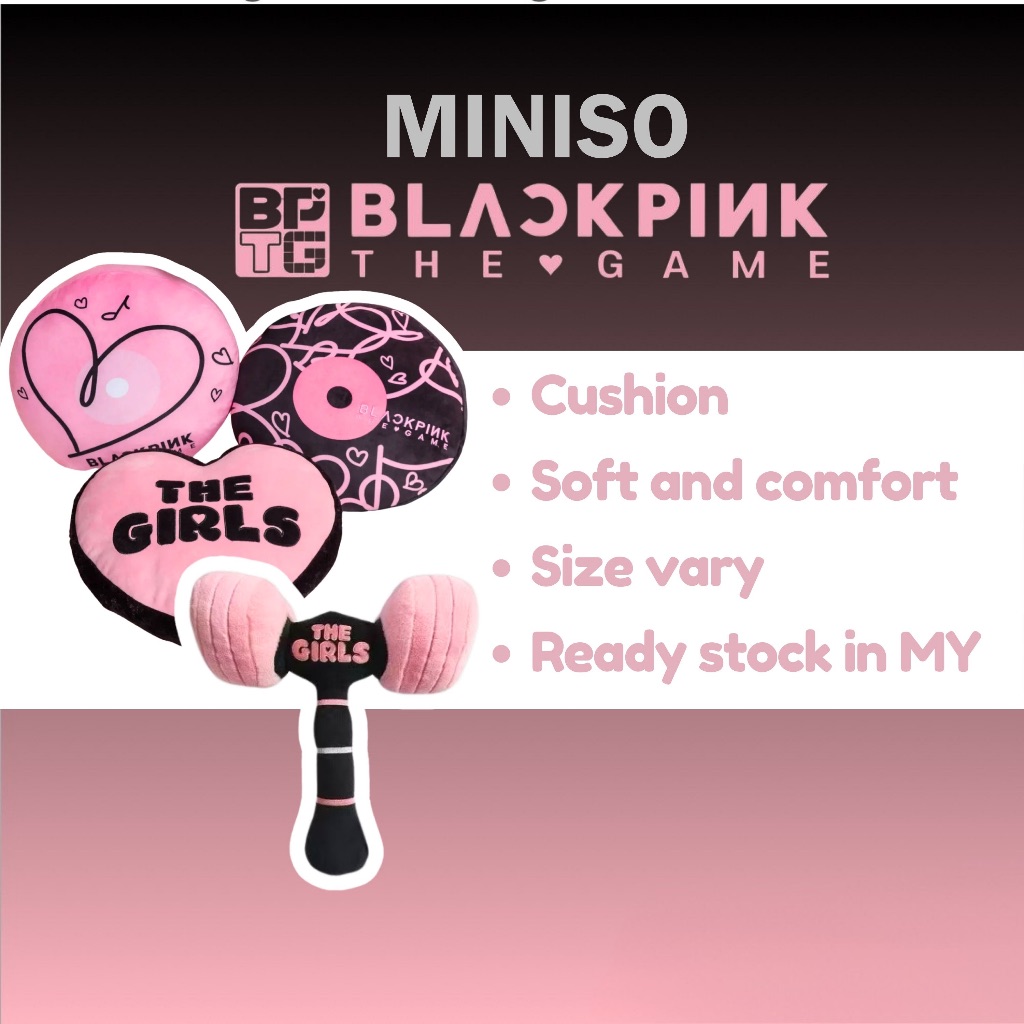 MINISO x Blackpink The Games BPTG Cushion Pillow | Shopee Philippines
