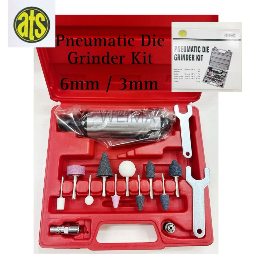 ATS PNEUMATIC DIE GRINDER KIT 6MM ATS1317AB | Shopee Philippines