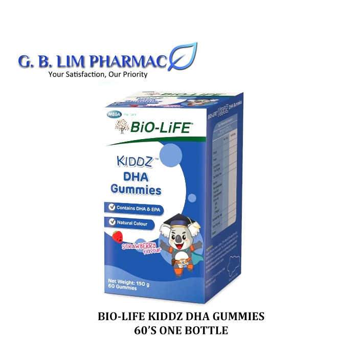Biolife Kiddz DHA Gummies 60 gummies One Bottle (27-AUG-2025) | Shopee ...