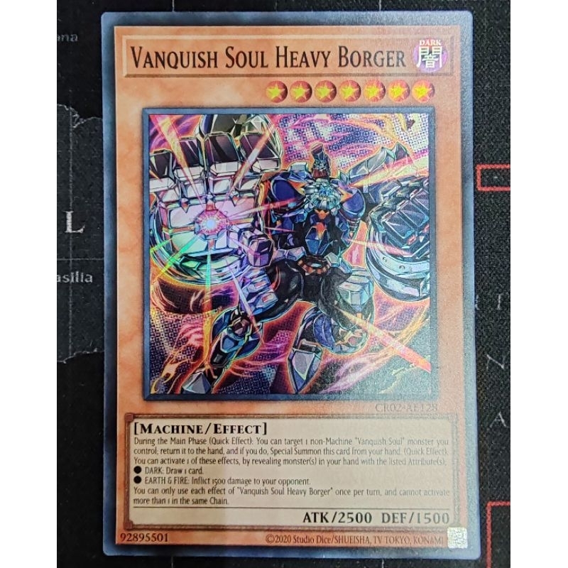YUGIOH CR02-AE128 Vanquish Soul Heavy Borger[SR] | Shopee Philippines