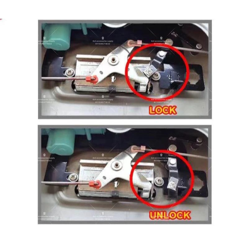 4x4 Power Trunk Tail Gate Lock Pop Lock Tail Gate Ranger T9 T8 Hilux ...