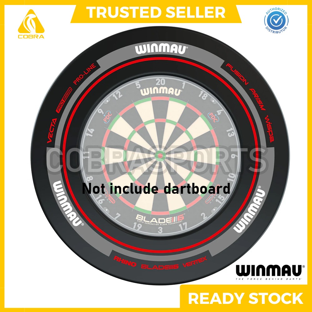 Winmau Advance Black/Red Dartboard Surround(4452) | Shopee Philippines