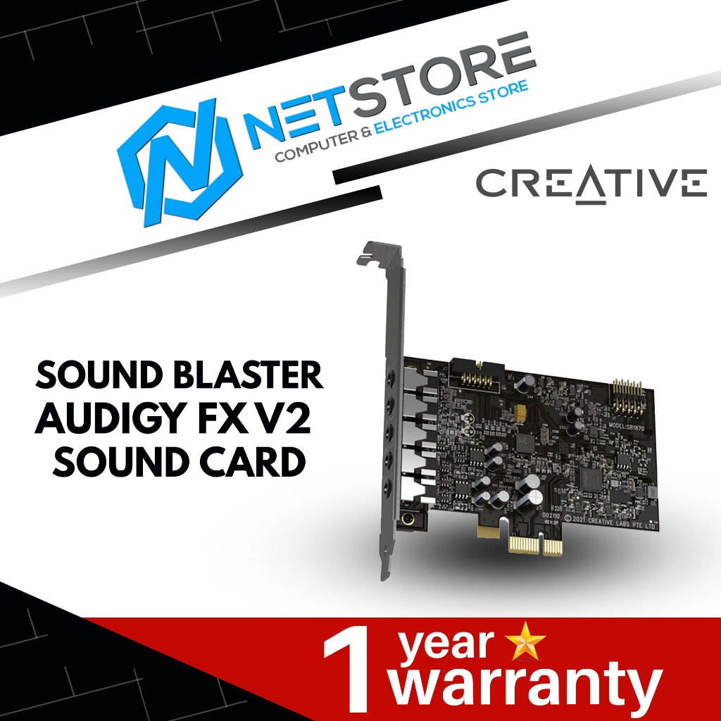 CREATIVE SOUND BLASTER AUDIGY FX V2 SOUND CARD | Shopee Philippines