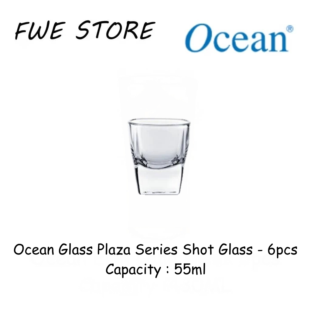 Ocean Glassware IP00210 2OZ Elan Long Drink Set of 6pcs - 55ML | Shopee ...