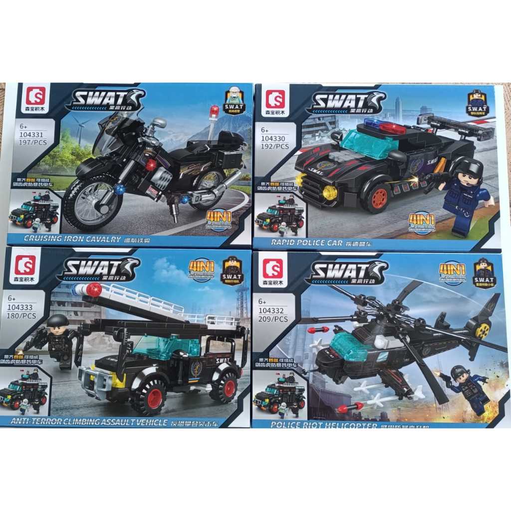 SEMBO Building Blocks _ Army _ SWAT _ Tank _ Children Toys 森宝积木 _ 儿童玩具 ...