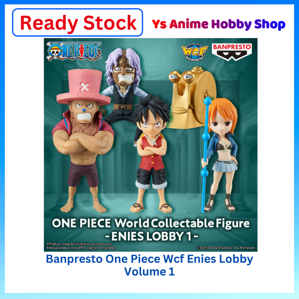 Banpresto ONE PIECE WCF Enies Lobby Volume 1 Luffy Nami Chopper ...
