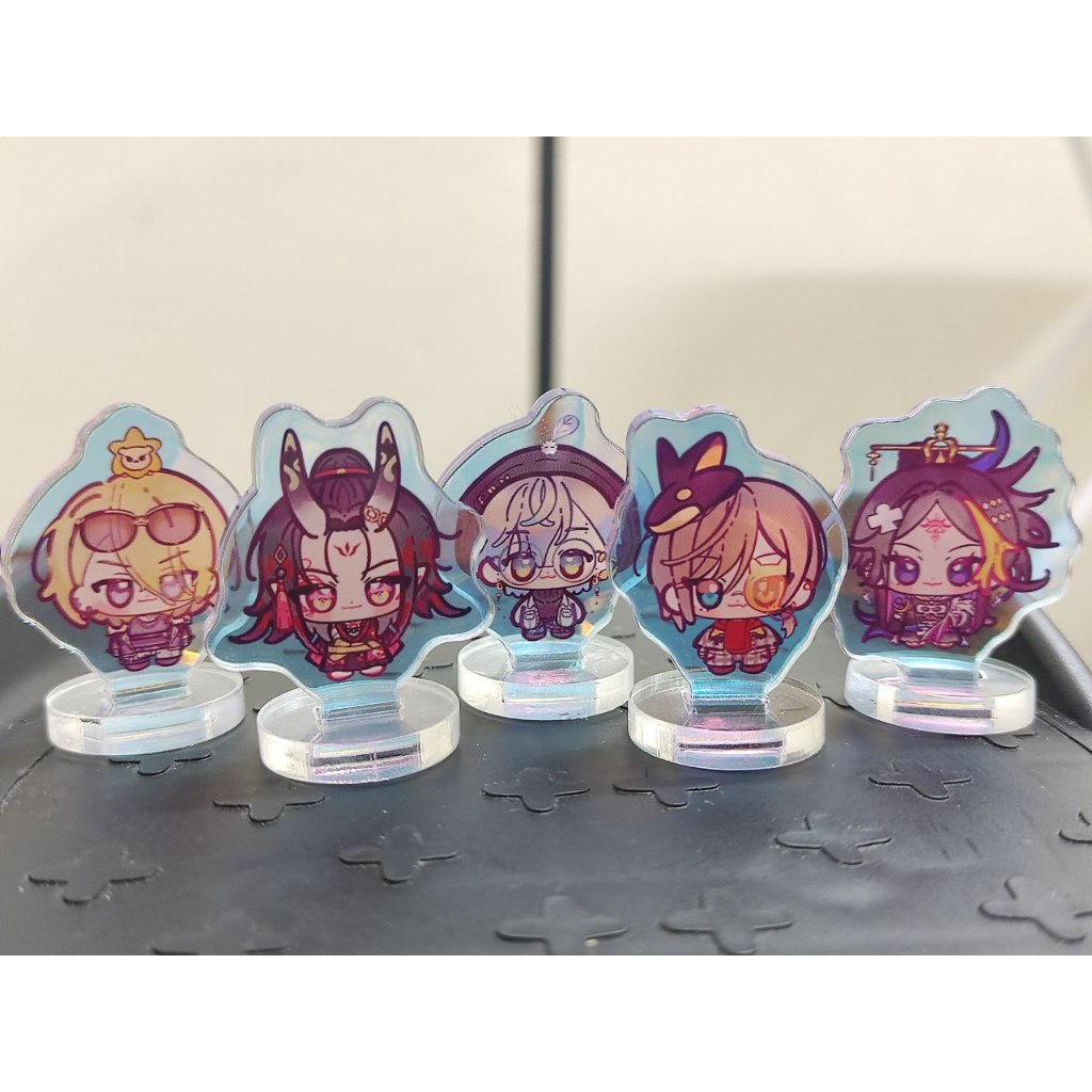 NIJISANJI EN Vtuber luxiem Noctyx keychain Nijisanji En Acrylic ...