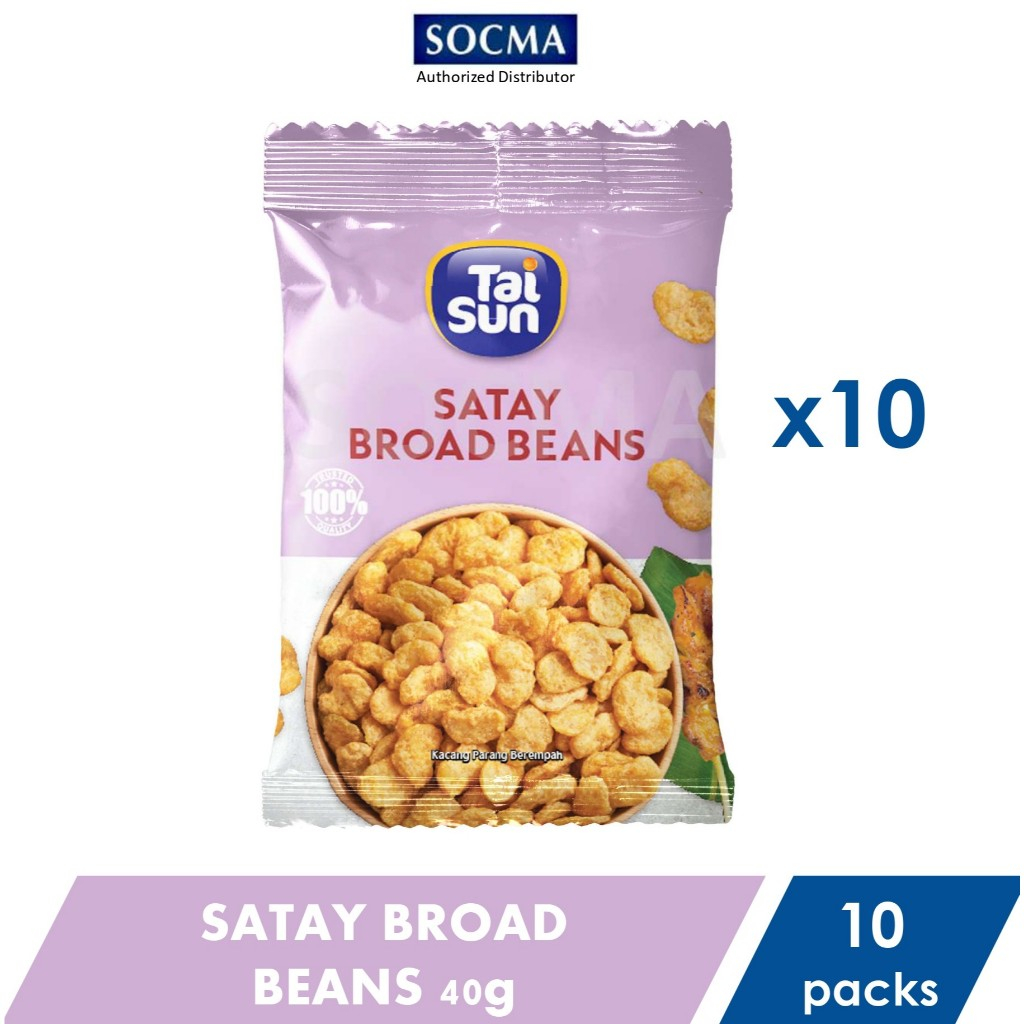 Tai Sun Satay Broad Beans 40g [10] | Shopee Philippines