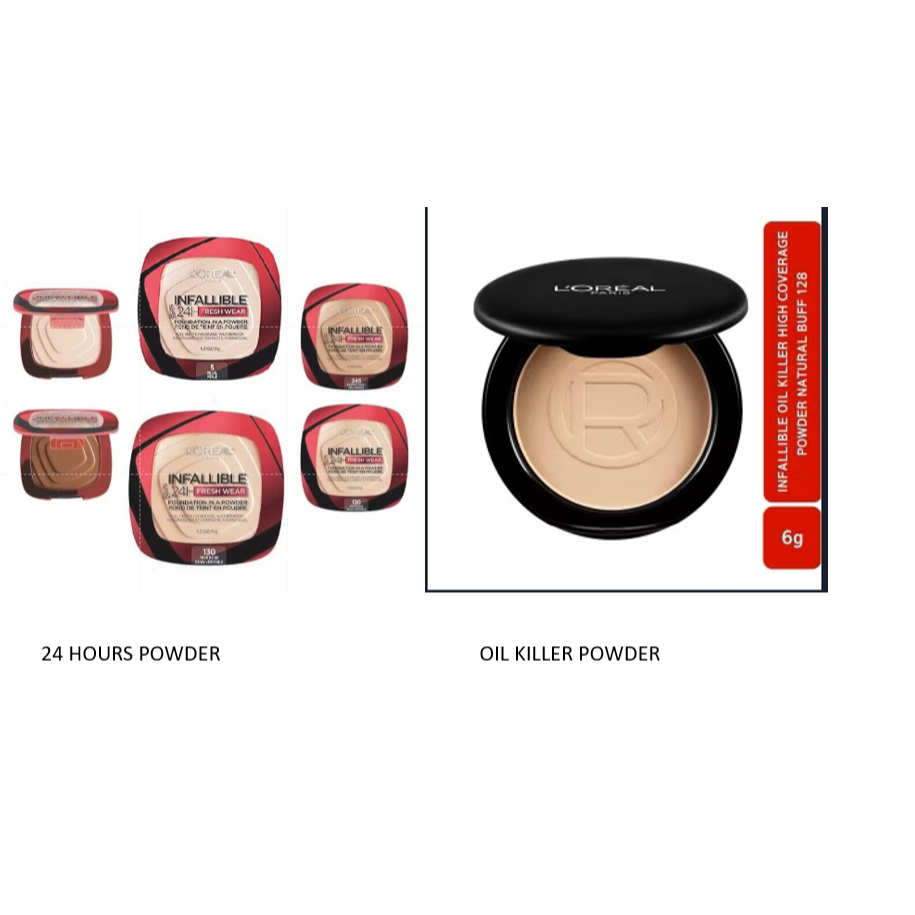 Loreal Infallible 24H fresh wear foundation powder / OIL KILLER POWDER ...