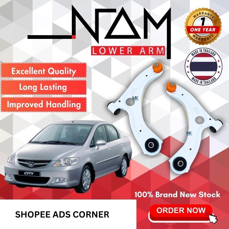 HONDA CITY SEL - NAM HEAVY DUTY PERFORMANCE LOWER ARM [ FRONT/DEPAN ...