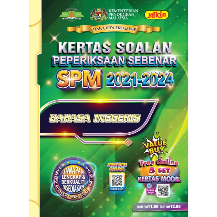 Pass Year SPM 2021-2024 Real Exam Question Paper SPM Edition 2025 ...