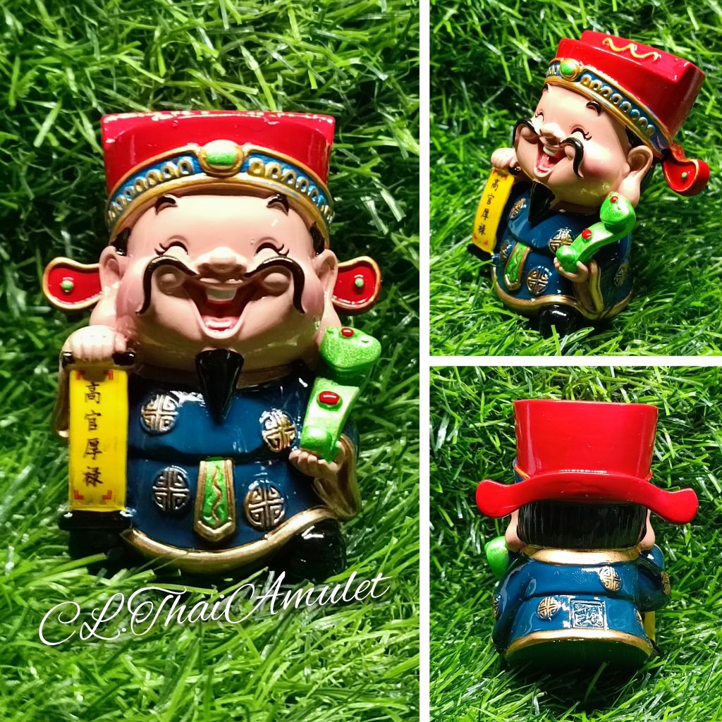 Thailand Amulet Phra Cai Shen Ye God of Wealth Worship Type Little ...
