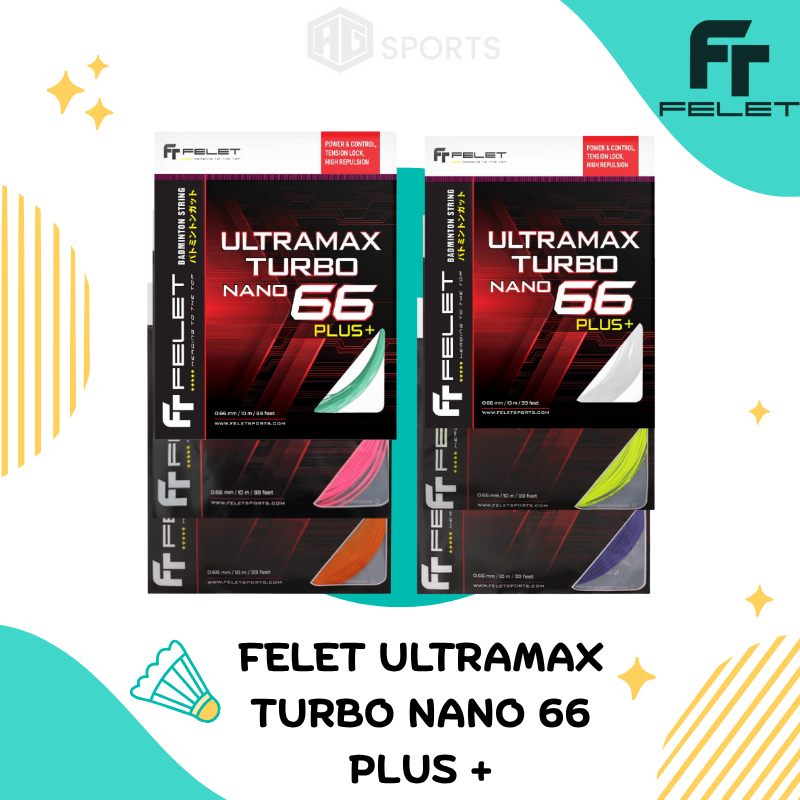 Felet Ultramax Turbo Nano 66 plus Badminton String | Shopee Philippines