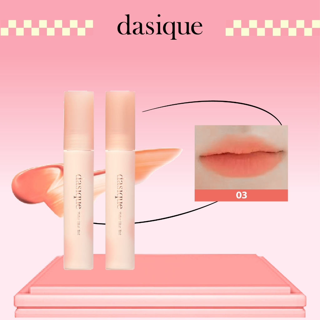 DASIQUE Lip Tint Tekstur Air Lembut Water Blur Tint (4.5g) | Shopee Philippines
