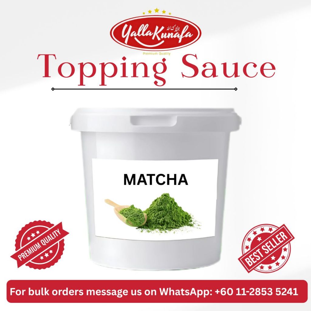Premium Quality Yalla Kunafa Matcha Sauce 1kg | Shopee Philippines