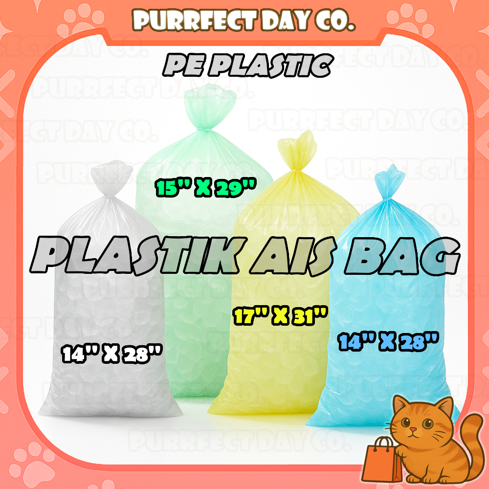 Ice Cube Plastic Bag 1KG – PE Freezer Safe Beg Ais Plastik Ais Batu 冰袋 ...