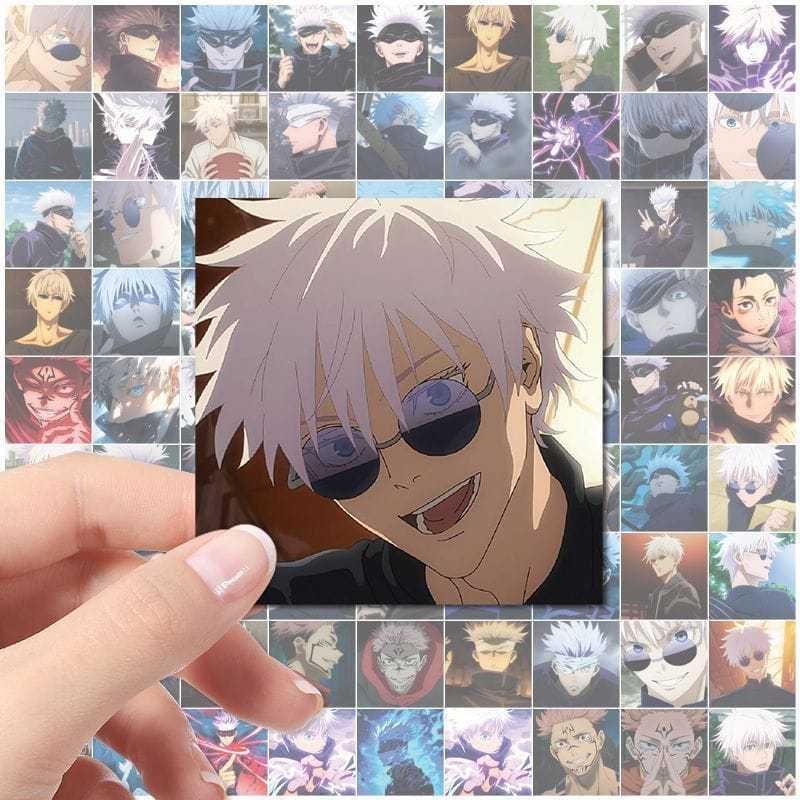95pcs Jujutsu Kaisen Gojo Satoru Anime Pelekat Stickers Label Hadiah ...
