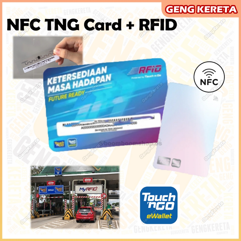 [COMBO] TNG NFC Card + RFID Enhanced Card Trusted Seller Kad Tol Bus ...