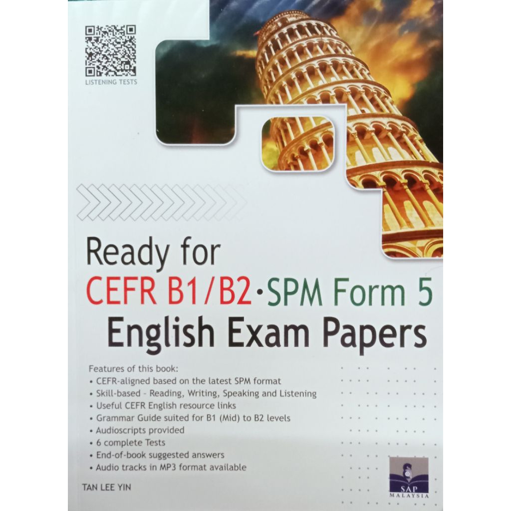 FOR CEFR B1/B2 ENGLISH EXAM PAPERS SPM FORM 5 | Shopee Philippines