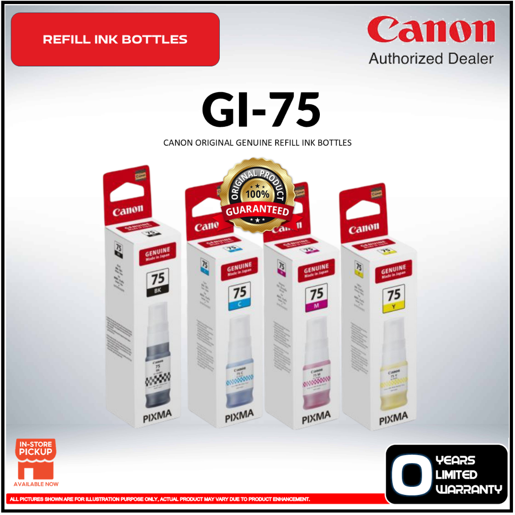 Canon Refill Ink For GI-75 For GX1070 GX2070 | Shopee Philippines