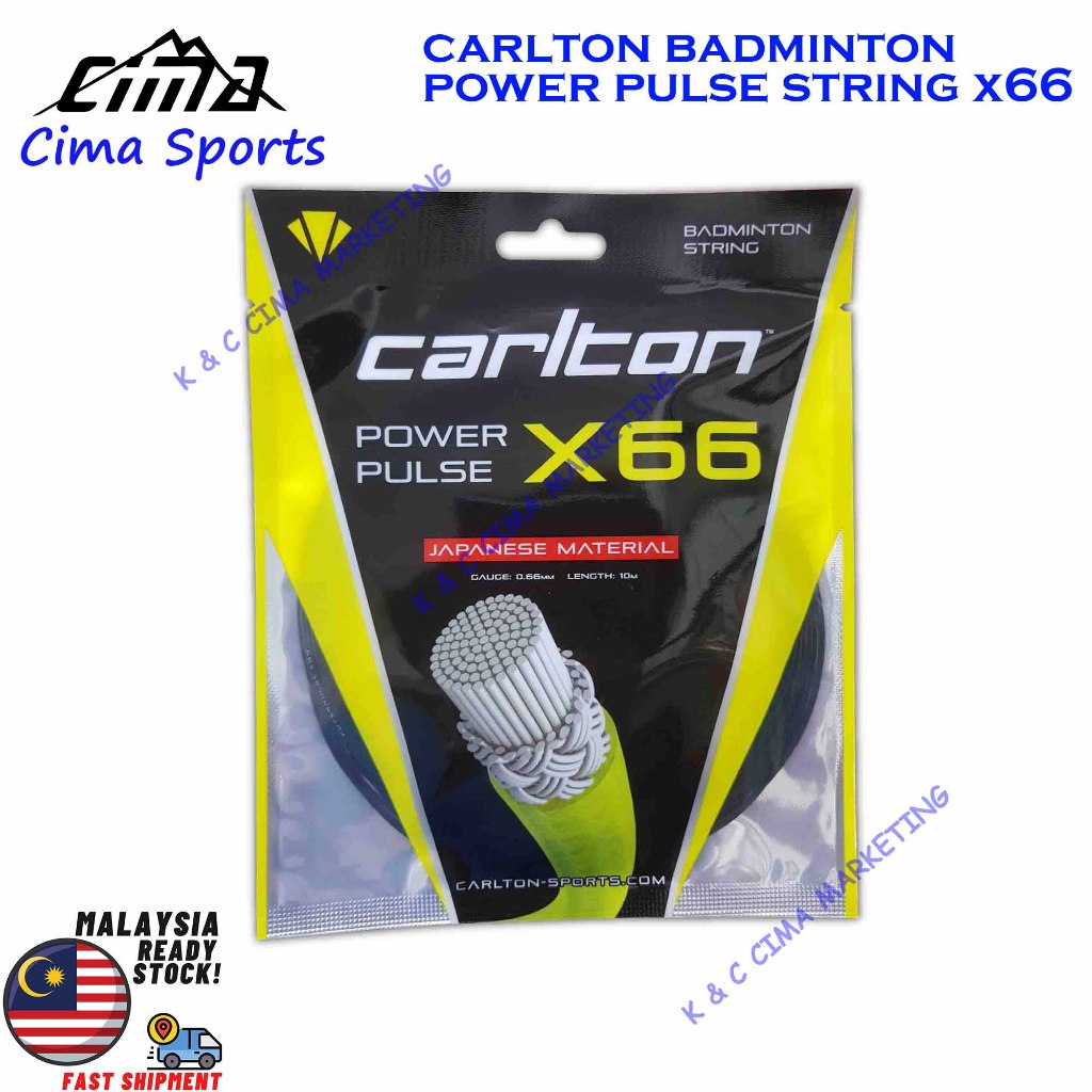 Carlton Badminton String Power Pulse X66 (10 Meter) | Shopee Philippines