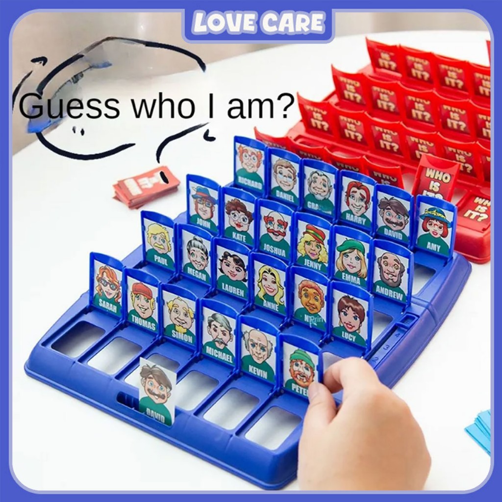 New Guess Who I Am Game board card head with logical thinking Puzzle ...
