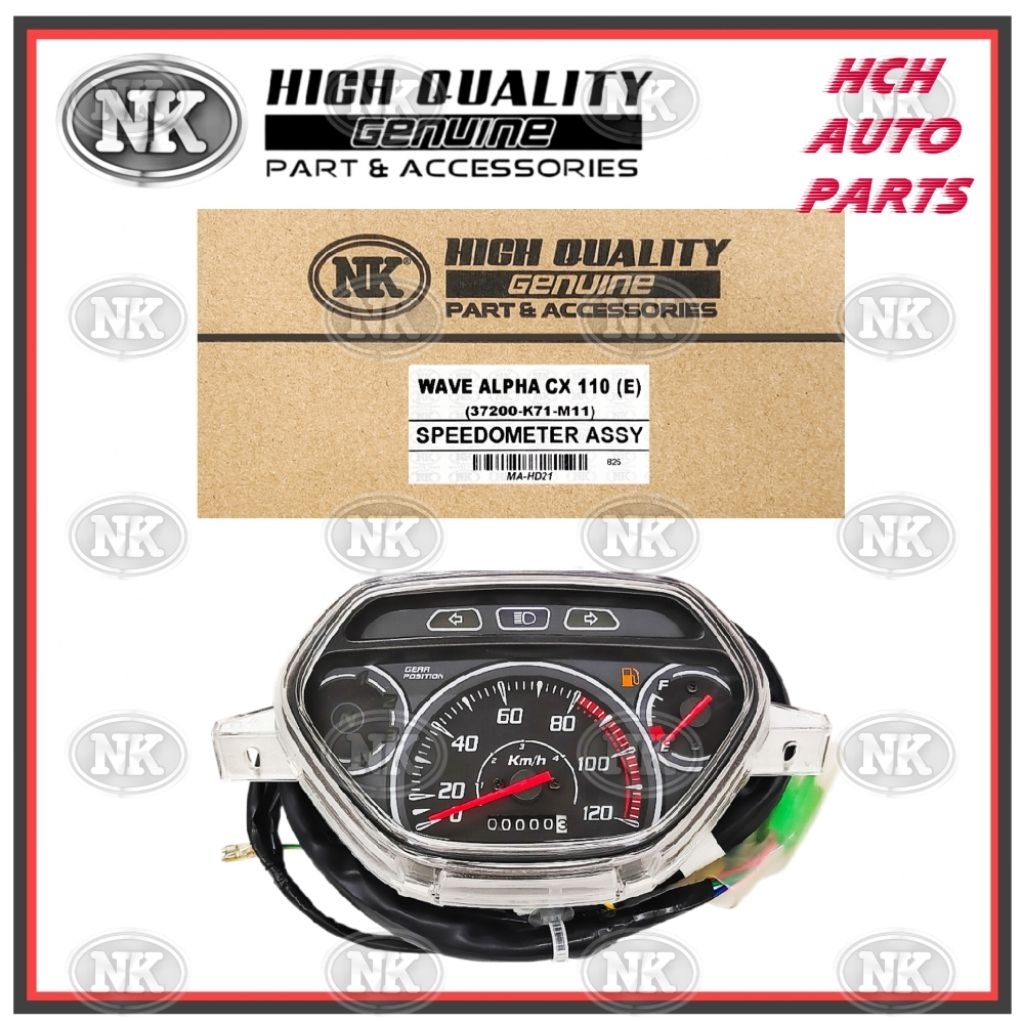 SPEEDOMETER ASSY/ METER ASSY - HONDA - WAVE ALPHA CX 110 (ELEC STARTER ...
