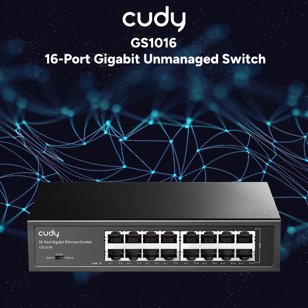 Cudy GS1016 - 16-Port Gigabit Unmanaged Switch 3 Years Warranty ...