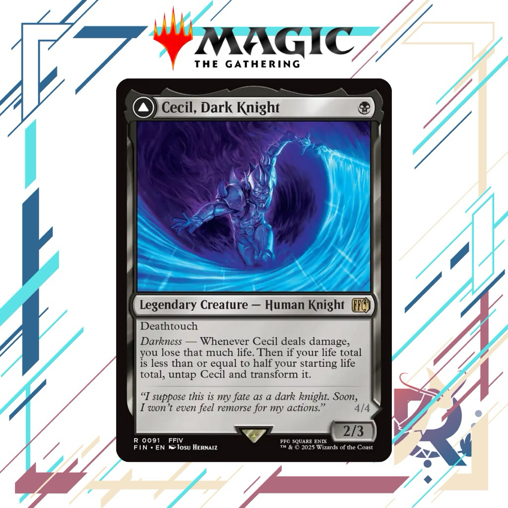 [MTG x Final Fantasy] Cecil, Dark Knight | Shopee Philippines