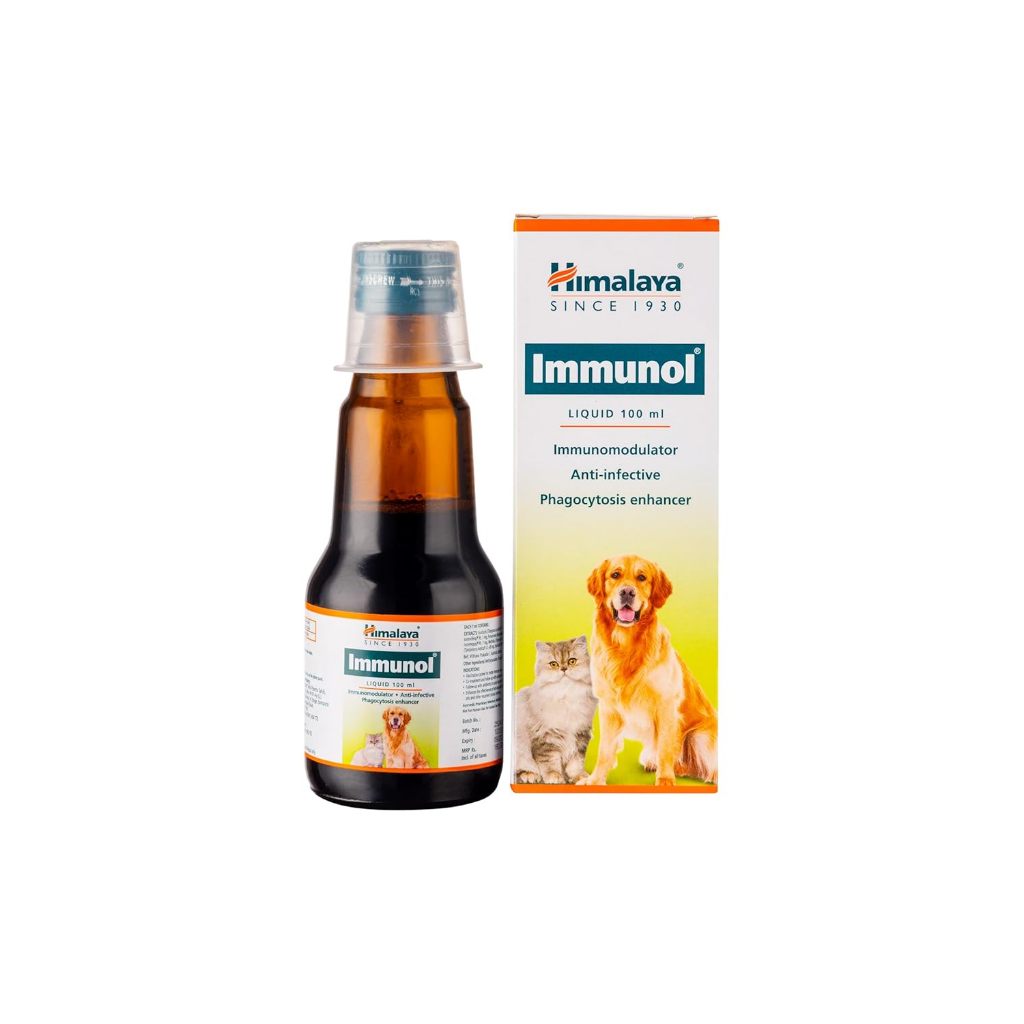 HIMALAYA VET Immunol Pet Liquid 100ml (Anti-infective, Phagocytosis ...
