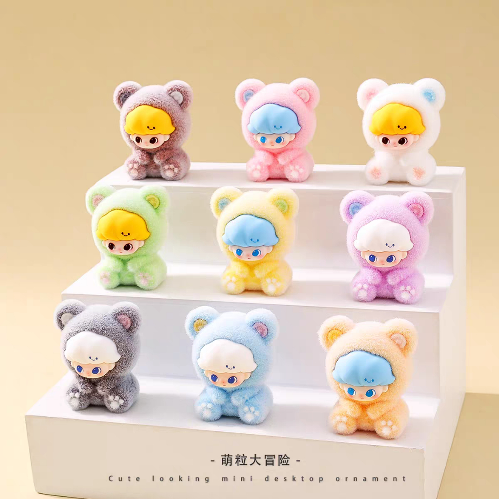 STOK BARU VELVET DIMOO BERUANG 9 BIJI/ NEW VELVET DIMOO BEAR 9 PIECES ...