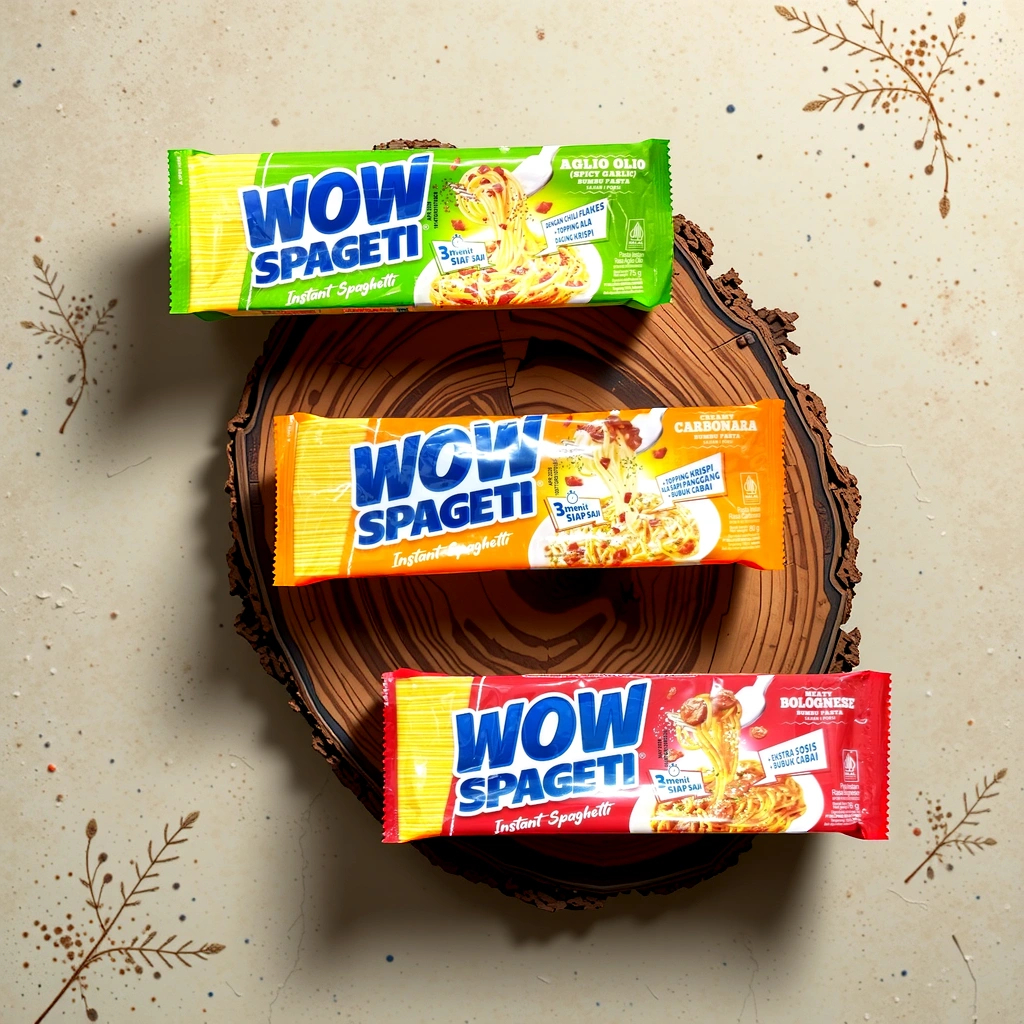 WOW Spageti Instant Spaghetti – Carbonara / Bolognese / Aglio Olio (75g ...