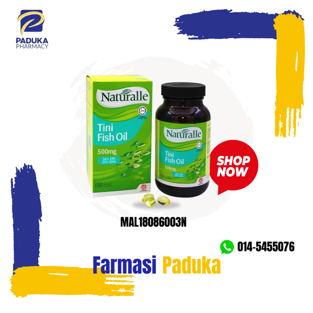 NATURALLE TINI FISH OIL 500MG | Shopee Philippines