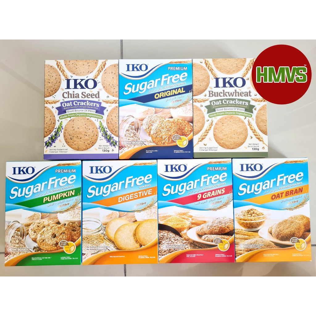 IKO Organic Oat Crackers / Premium Sugar Free Oatmeal Crackers (HALAL ...
