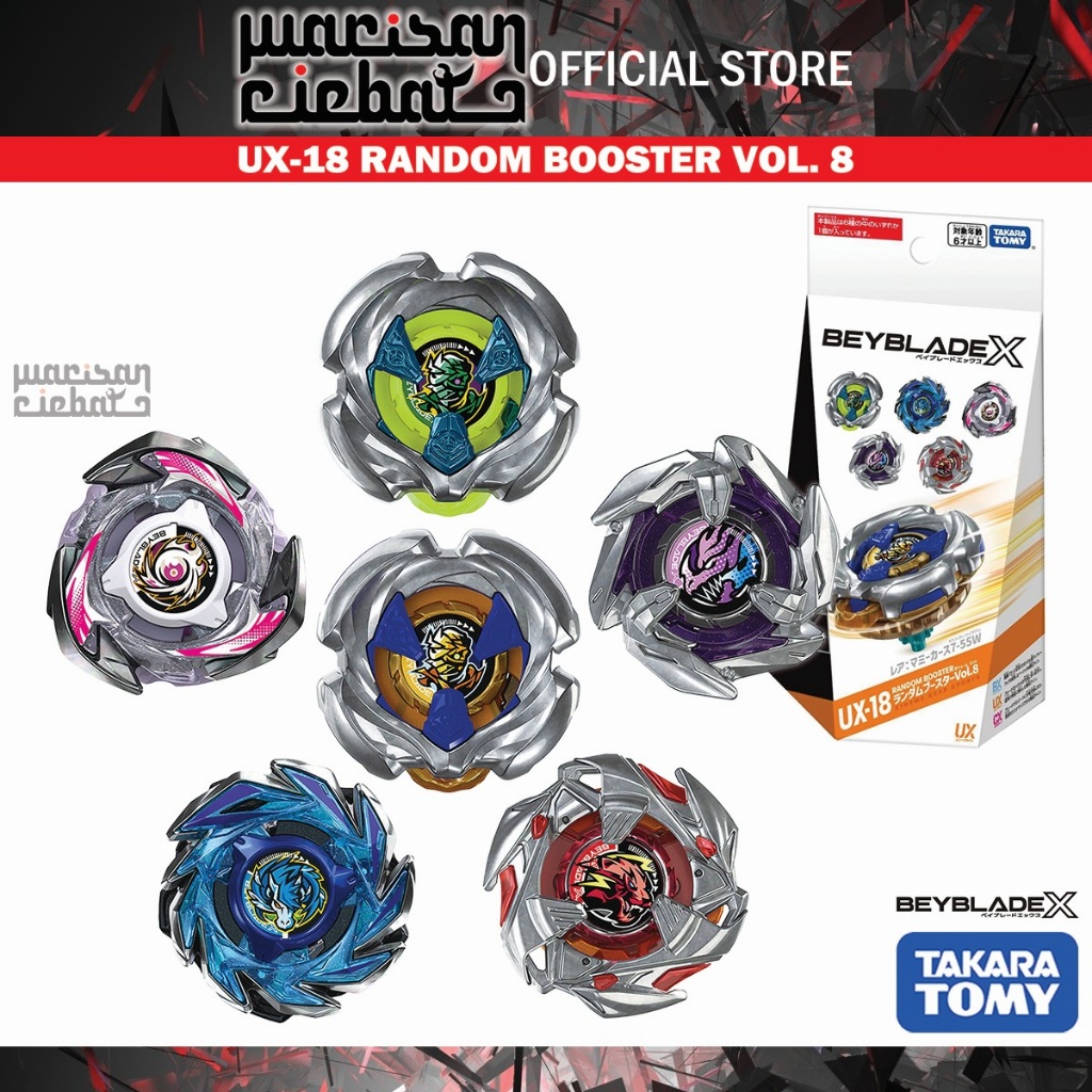 Takara Tomy Beyblade X UX-18 Random Booster Vol. 8 | Shopee Philippines