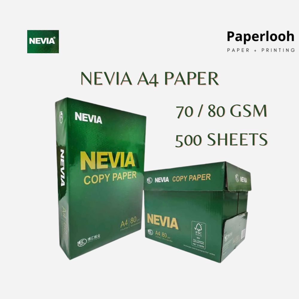 Nevia A4 Paper 70gsm/80gsm 500 sheets | Shopee Philippines