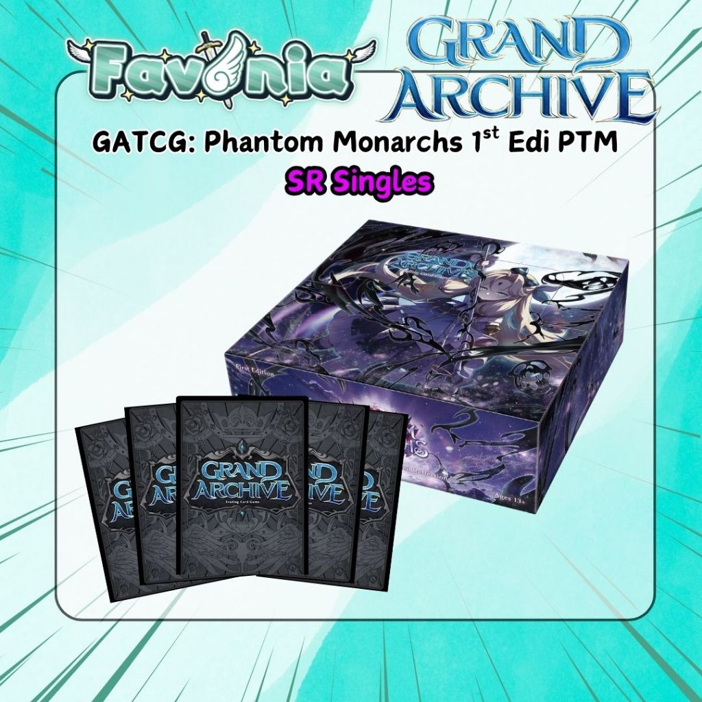 Grand Archive TCG Phantom Monarchs SR Card Singles PTM SR GATCG ...