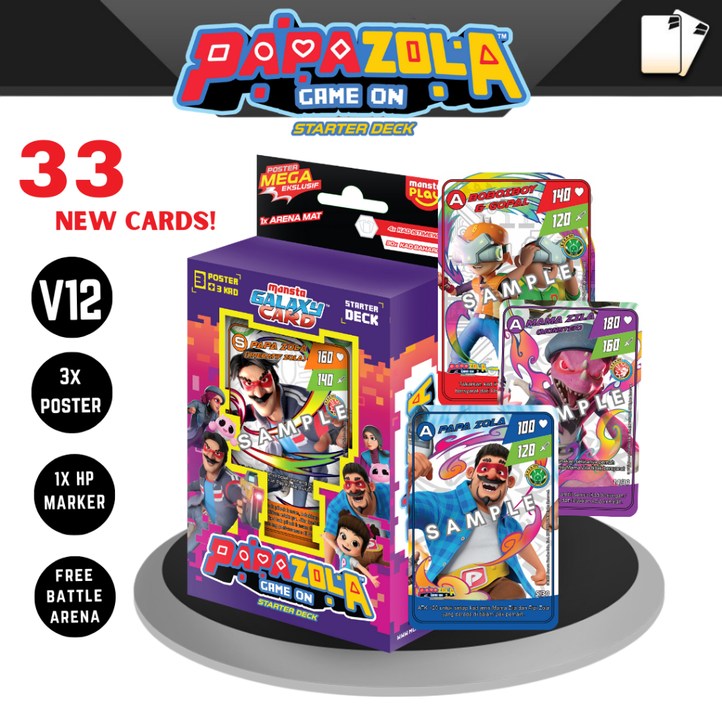 MONSTA Galaxy Card : Starter Deck GAME ON! | Shopee Philippines