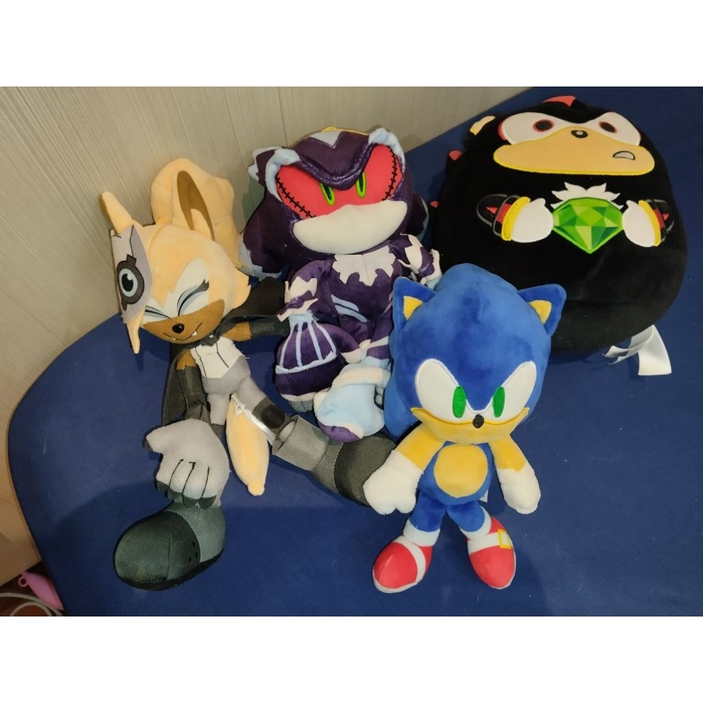 Official Sonic plushies plush Shadow the Hedgehog Mephiles Sonic ...