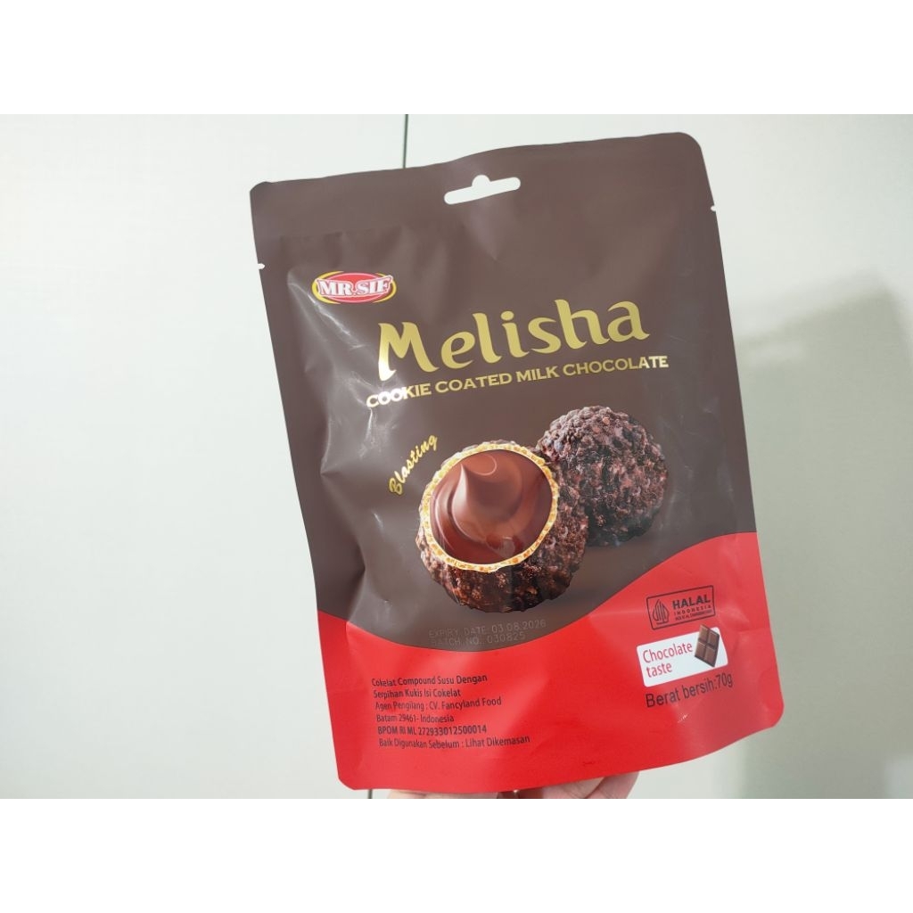 Viral Crispy Cookie Coated Milk Chocolate Crunchy Melisha snack 爆浆 巧克力 零食 | Shopee Philippines